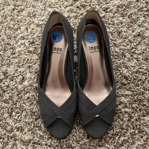Impo | Shoes | Impo Peep Toe Pump Heels | Poshmark